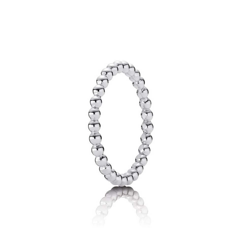 Red heart beaded ring pandora store
