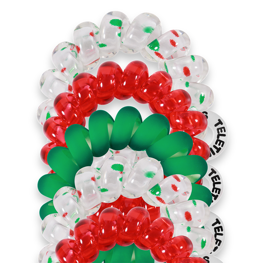Spiral Hair Coils | Tiny | Seasons Greetings Hair Ties – Red Barn ...