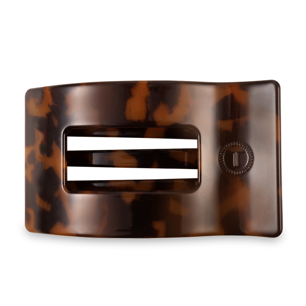 Flat Rectangle Hair Clip | Large | Tortoise – Red Barn Company Store