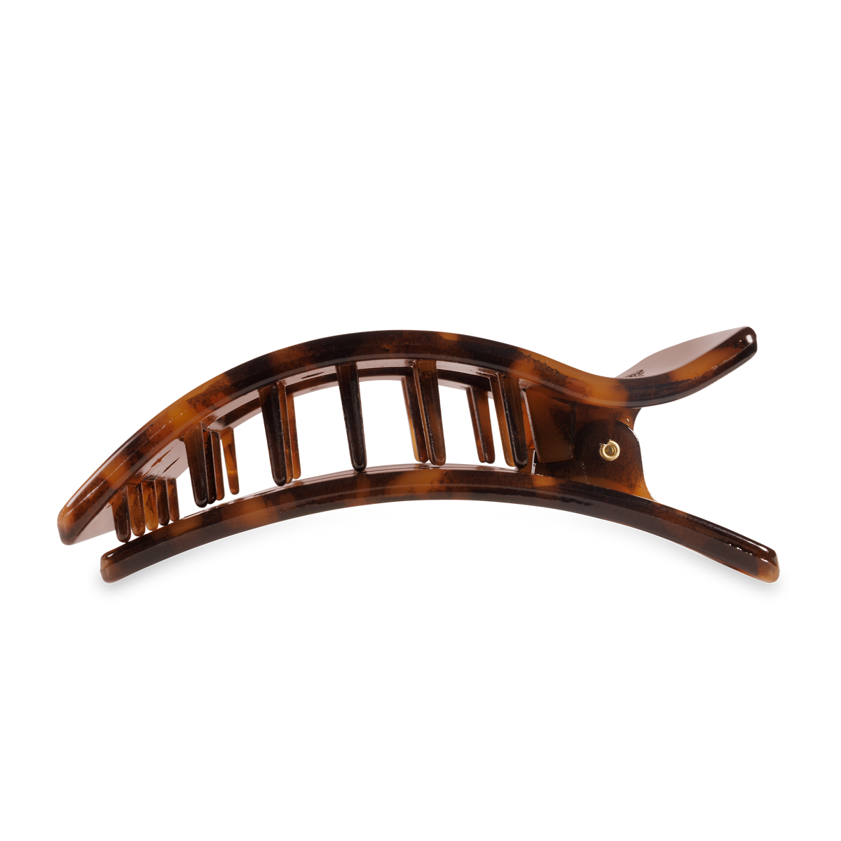 Flat Rectangle Hair Clip | Large | Tortoise – Red Barn Company Store