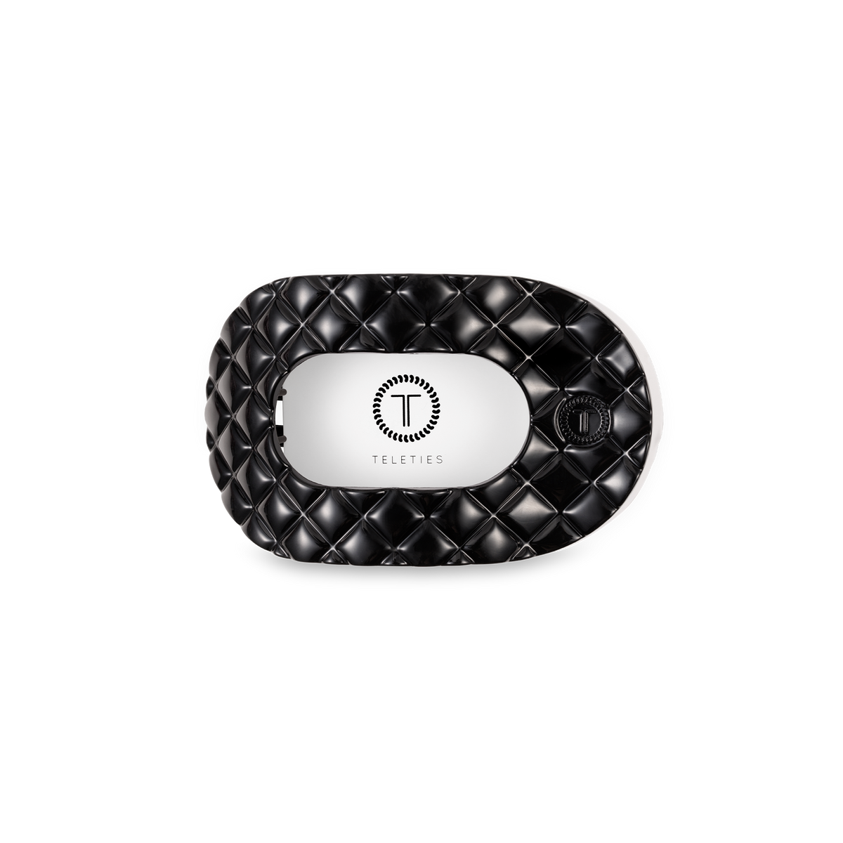 Flat Round Hair Clip | Small | Jet Black Quilted – Red Barn Company Store