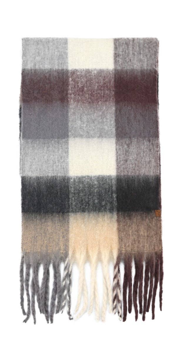 Multi Color Checkered C.C Scarf SFC0125: 04 – Red Barn Company Store