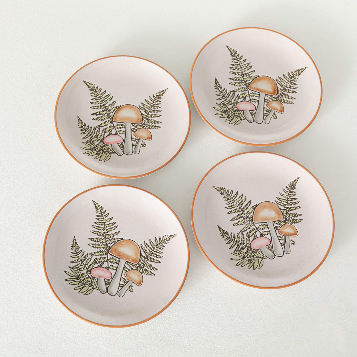 Mushroom Fern Plate – Red Barn Company Store