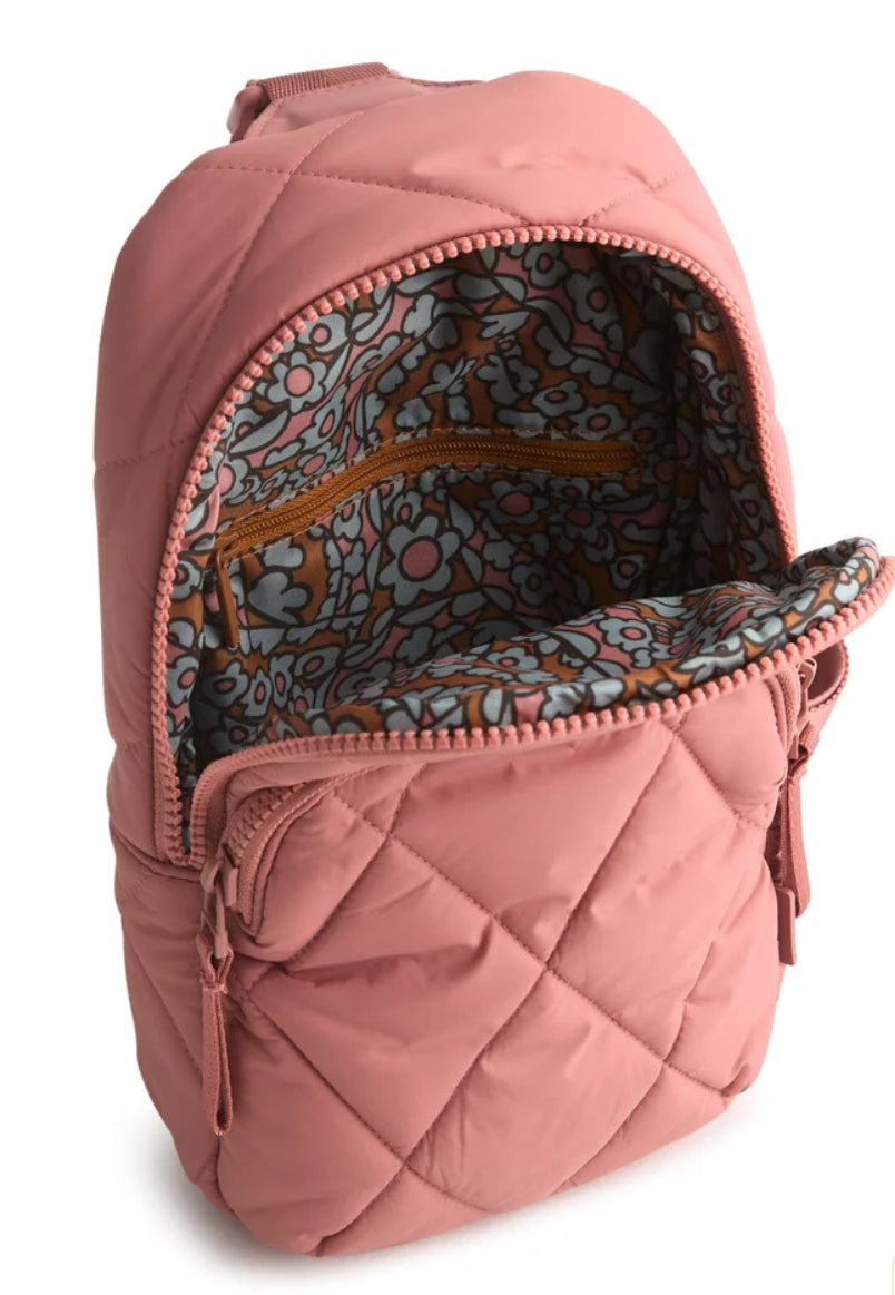 Lorman Sling Backpack - Withered Rose - Vera Bradley – Red Barn Company ...