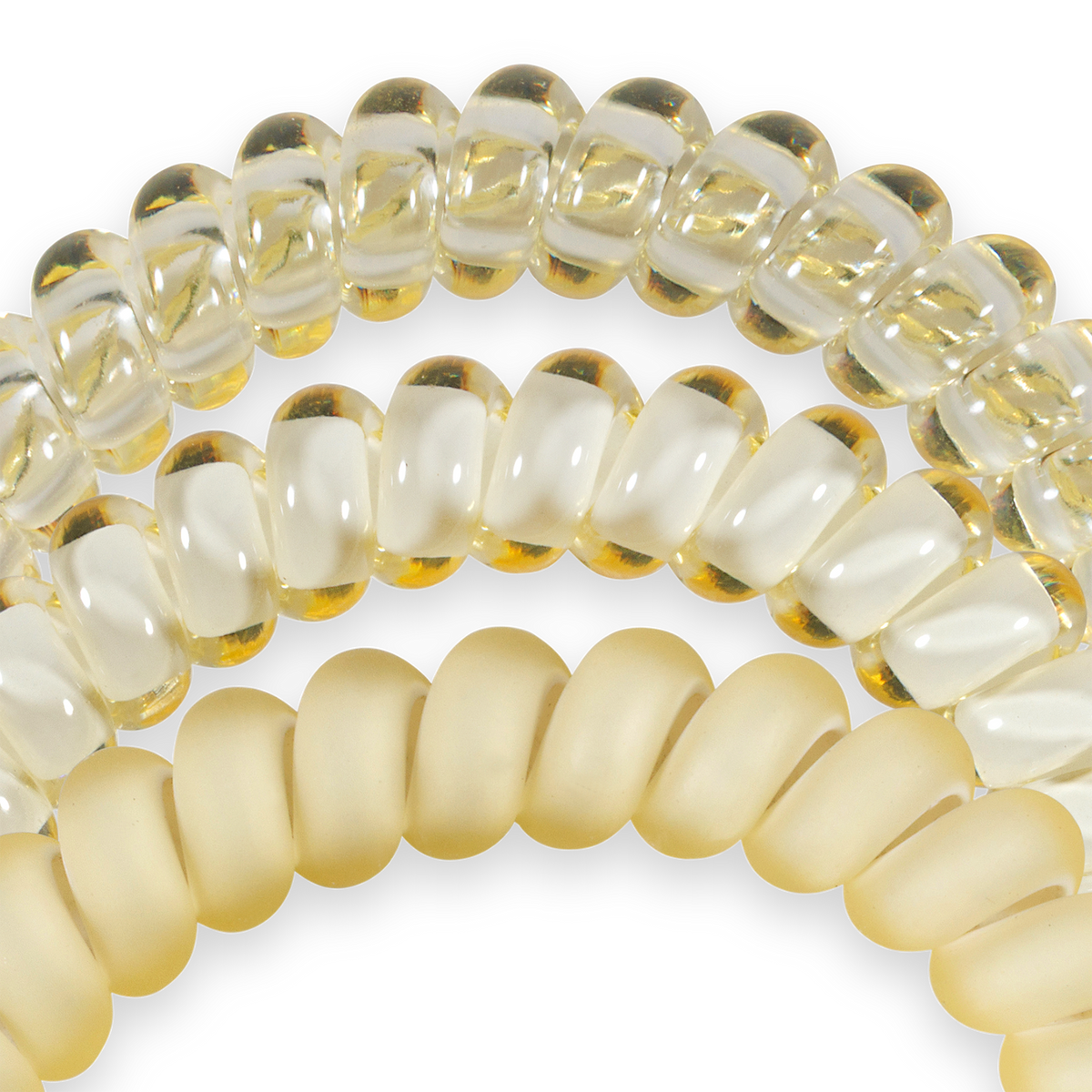 Spiral Hair Coils | Small | Butter Yellow Hair Ties – Red Barn Company ...