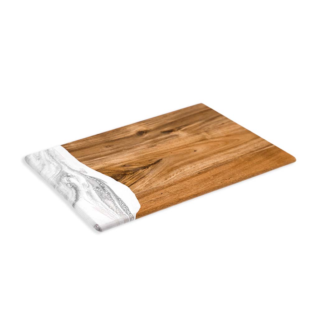 Breadboard 12"x18" Acacia Resin Board- Marble – Red Barn Company Store