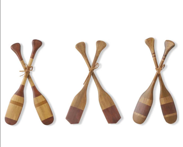 Pair of Tied 16” Wooden Paddles (3 Styles) – Red Barn Company Store