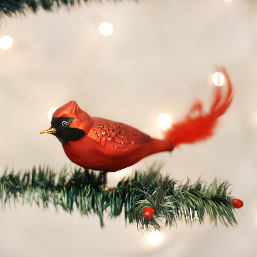 Large Red Cardinal Ornament - Old World Christmas – Red Barn Company Store