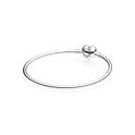 Pandora Moments Heart Clasp Bangle - PANDORA - 596268 – Red Barn ...